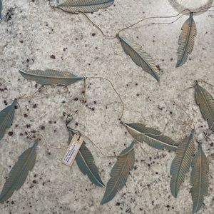 Viva Terra | Accents | Distressed Metal Feather Garland | Poshmark